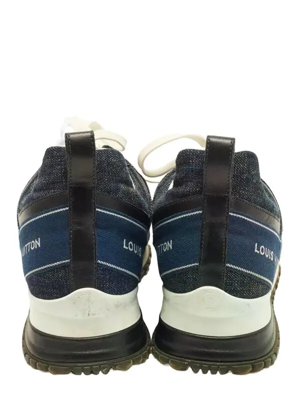 LOUIS VUITTON Monogram Denim Run Away Sneakers - Blue