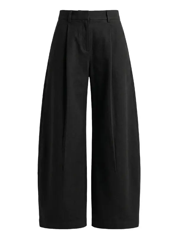ANNA GATTO Balloon Pence Trousers - Black