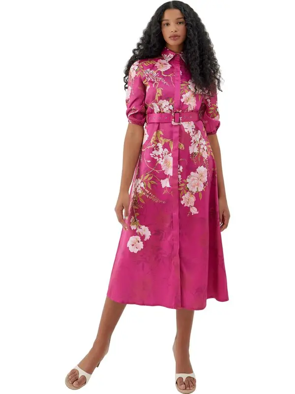 RAISHMA Aria Midi Dress - Red