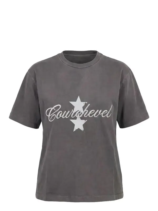 ICON DENIM LOS ANGELES Courchevel Graphic-print T-shirt - Grey