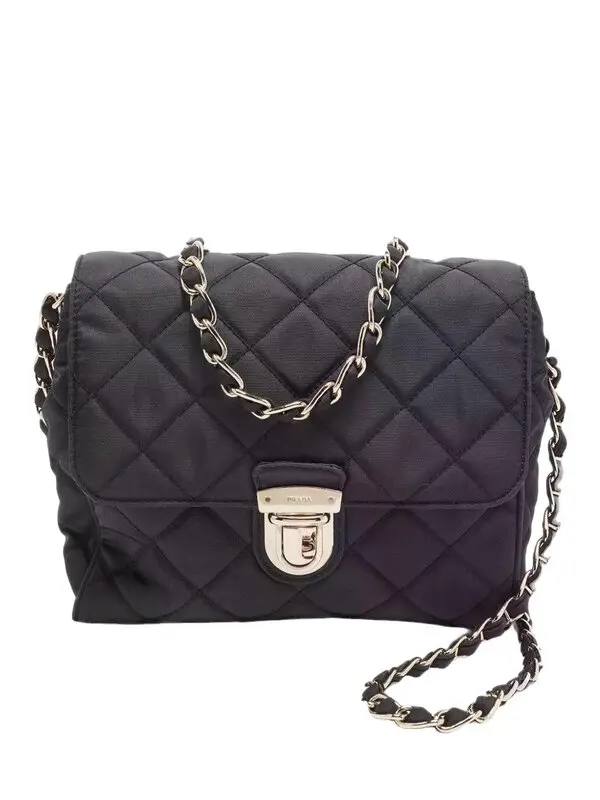 Prada Quilted Mini Bag - Blue