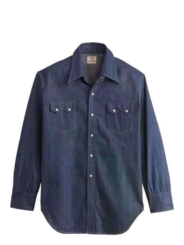 LEVI'S 1955 Sawtooth Western Denim Shirt - Blue