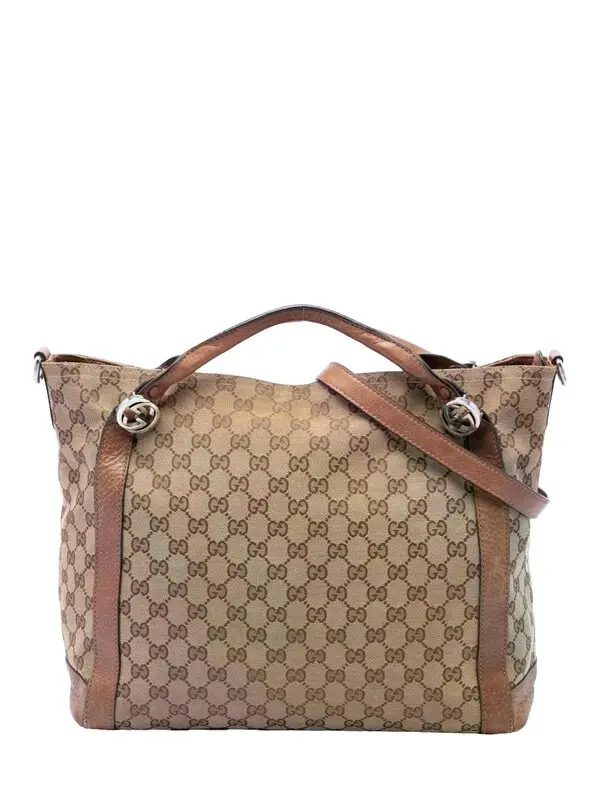 Gucci 2016-2026 Medium Gg Canvas Miss Gg Satchel - Neutrals