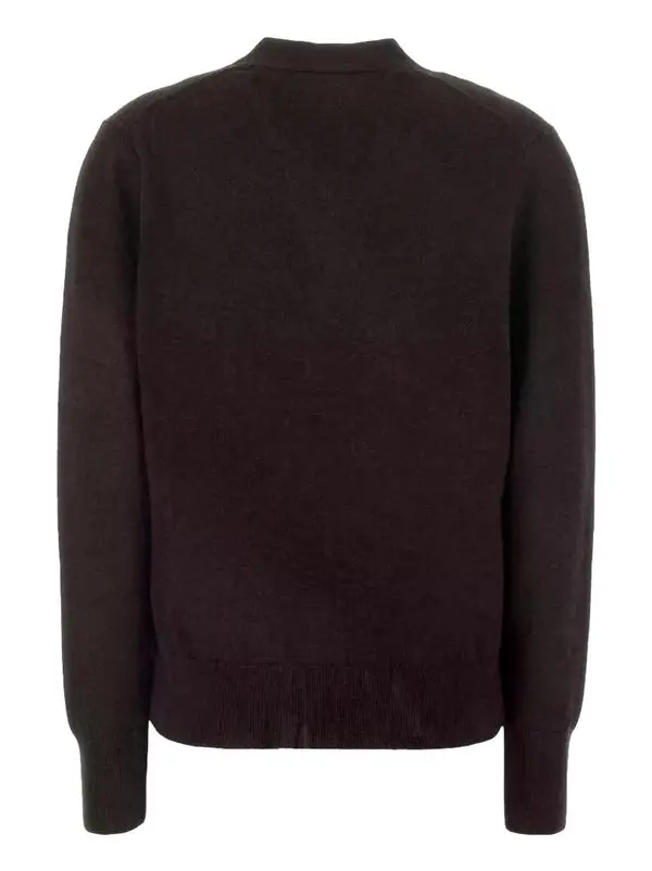 MARANT ETOILE Karina Logo-patch V-neck Cardigan - Brown