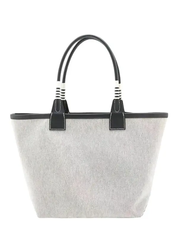 Hermès Toile Sac Steeple 28 Tote Bag - Black