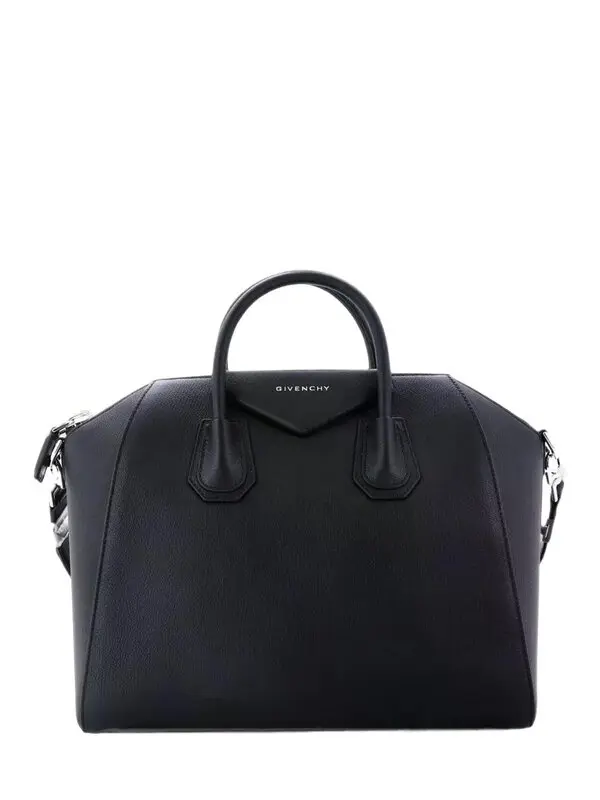 Givenchy Antigona Medium Leather Satchel - Black