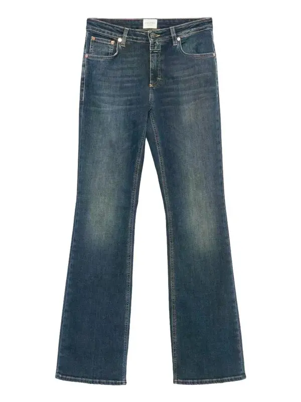 Closed Faded-effect Straight-leg Jeans - Blue