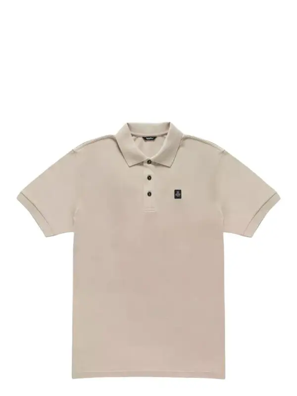 REFRIGIWEAR New Main Logo-patch Short-sleeve Polo Shirt - Neutrals
