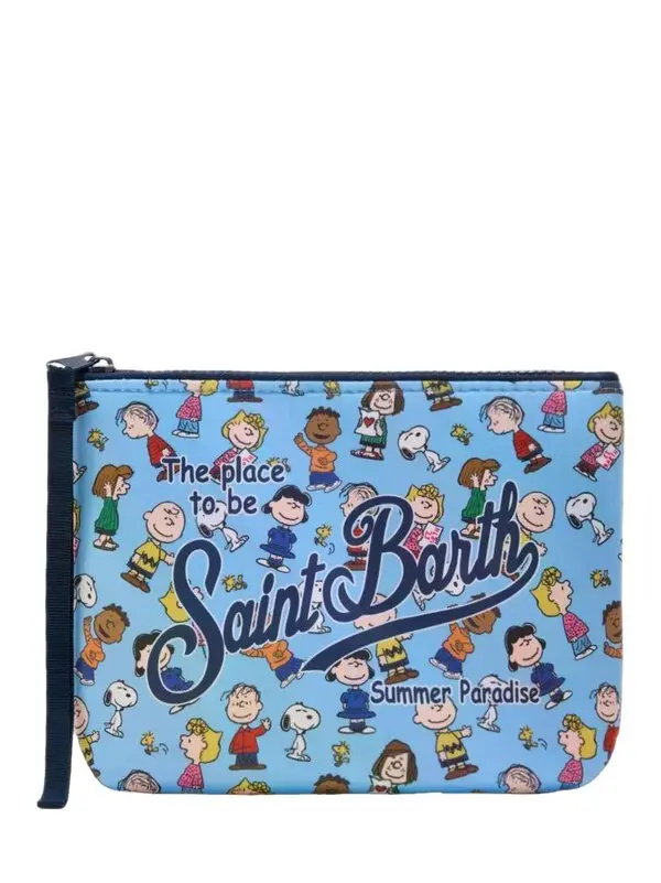 MC2 SAINT BARTH X Peanuts Aline Clutch Bag - Blue