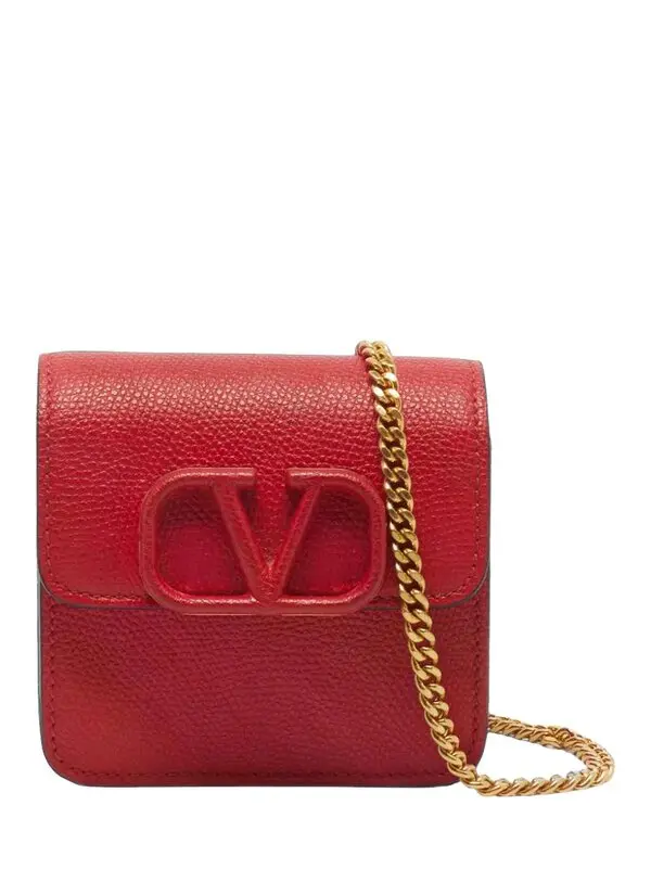 Valentino Garavani Leather Mini Bag - Red