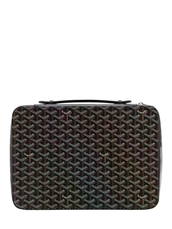 Goyard 2000-2026 Goyardine Universal Companion Portfolio Business Bag - Black