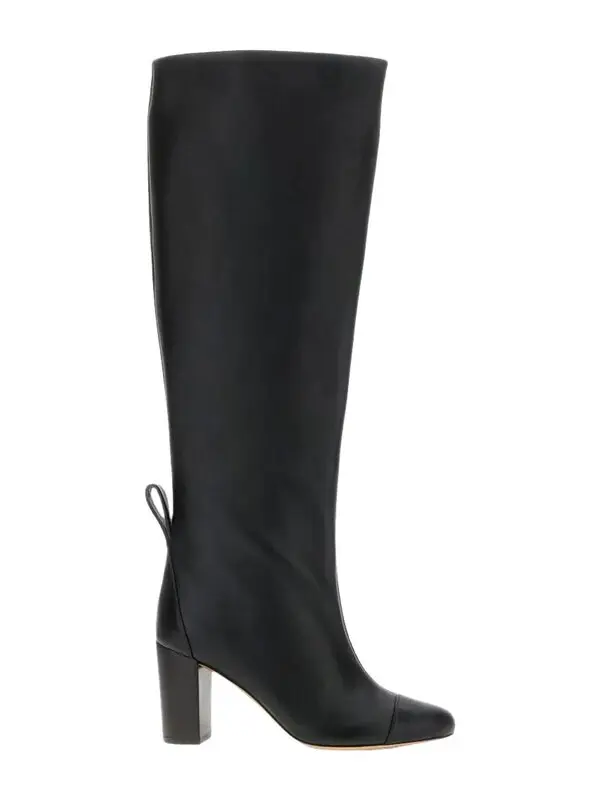 ODISSI Cap-toe Pull-on Boots - Black