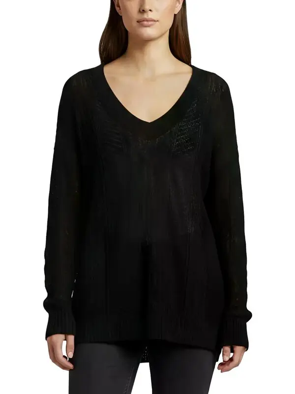 Just Cavalli V-neck Sweater - Black