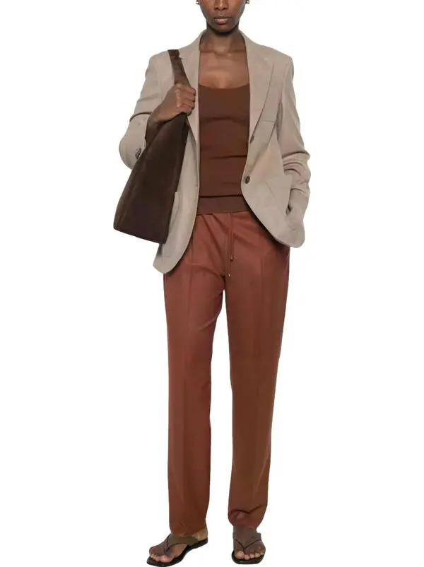 Max Mara Single-breasted Notch-lapels Blazer - Neutrals