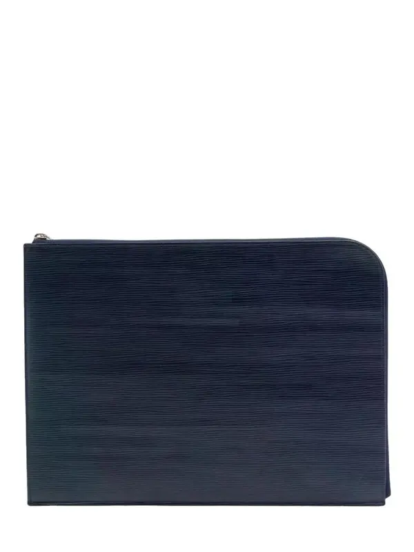 LOUIS VUITTON Epi Pochette Jour Gm Clutch Bag - Blue