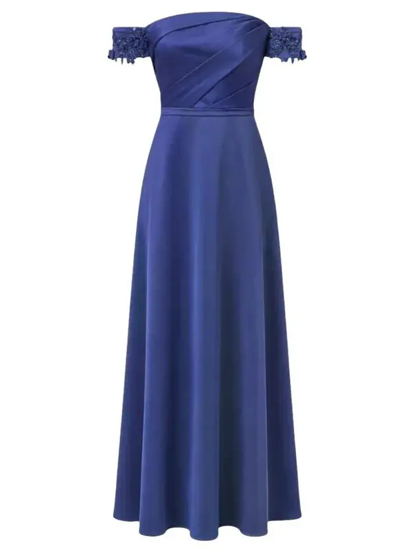 Charo Ruiz Ibiza Off-shoulder Gown - Blue