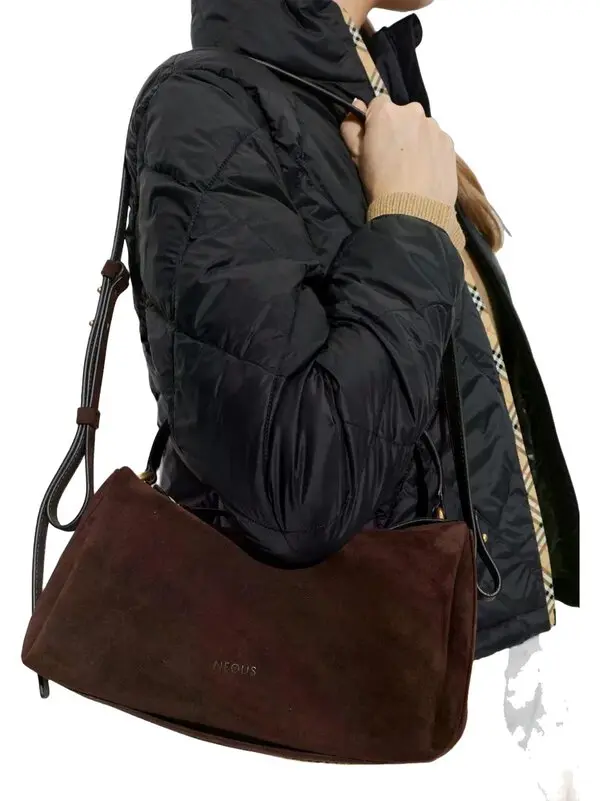 NEOUS Scorpius Suede Tote Bag - Brown