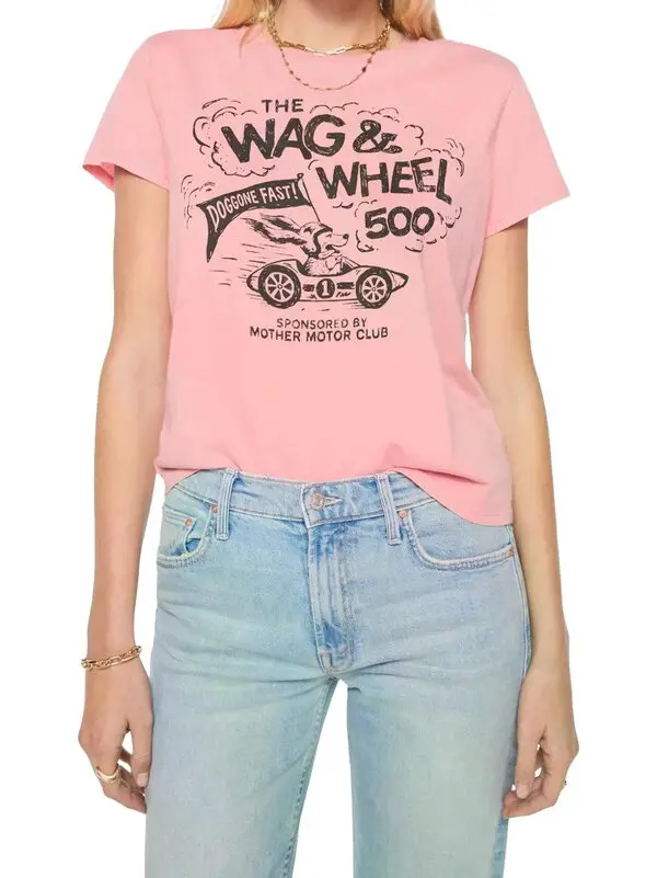 MOTHER The Lil Goodie Goodie Graphic-print T-shirt - Pink
