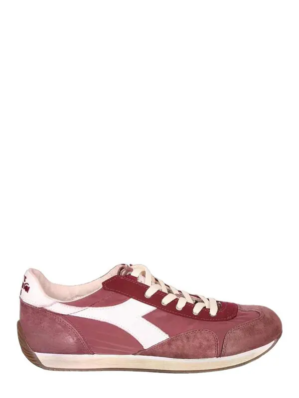 DIADORA Equipe Vela Sw Suede-panelled Sneakers - Red