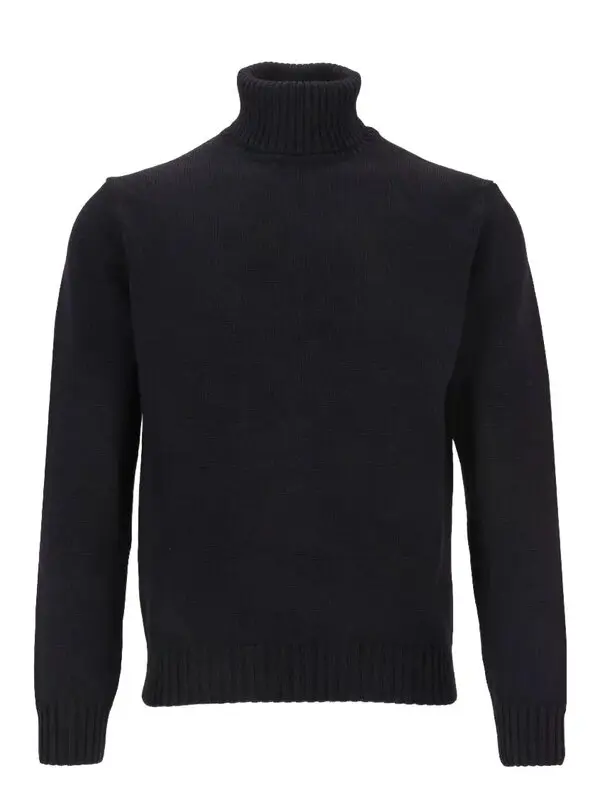 AL DUCA D’AOSTA 1902 Roll-neck Wool Sweater - Blue