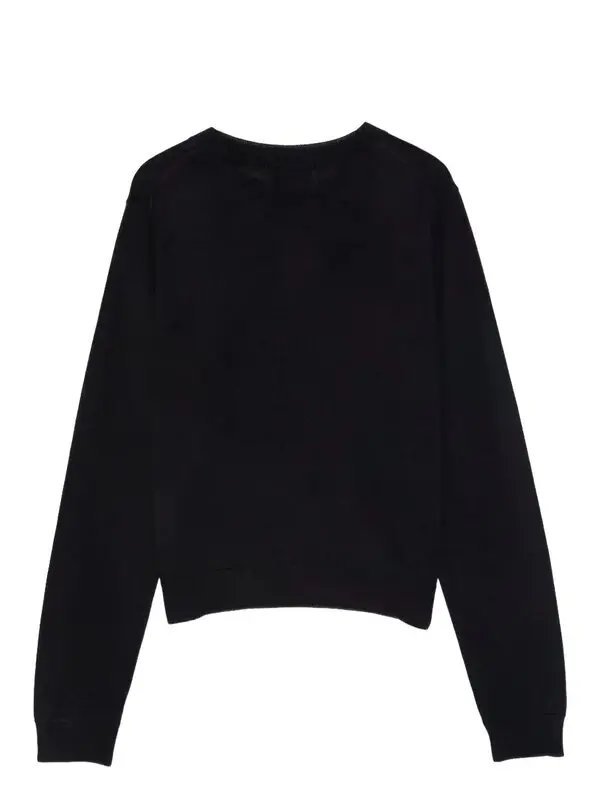 DANIELE FIESOLI Fine-knit Button-up Cardigan - Black