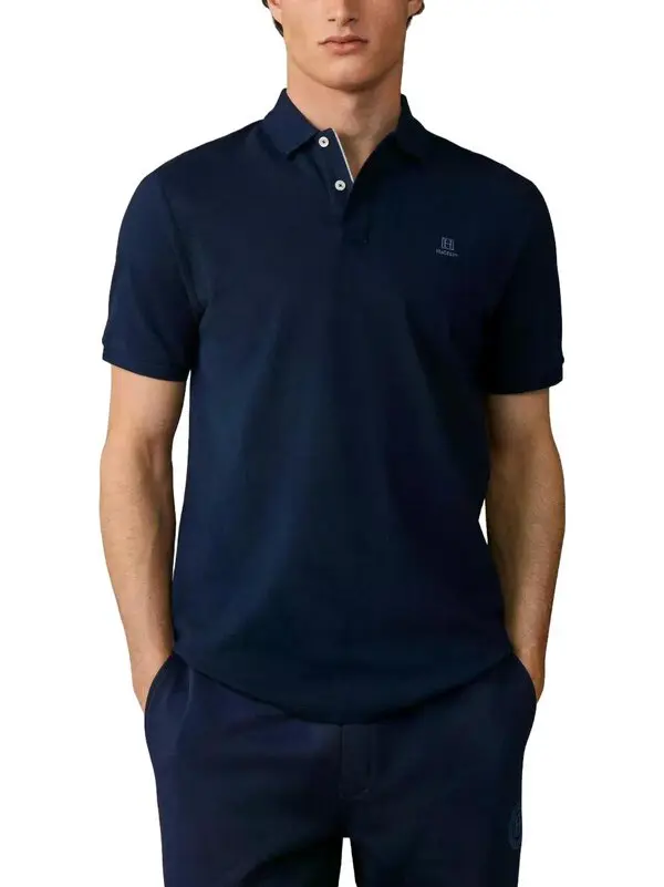 HACKETT  Heritage Short-sleeve Polo Shirt - Blue