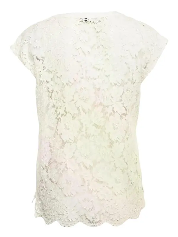 Valentino Garavani Floral Lace T-shirt - White
