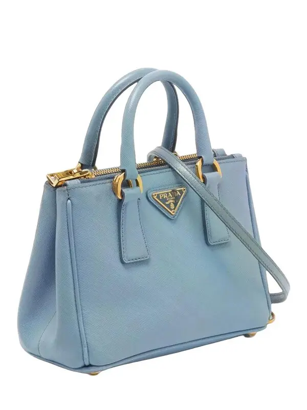 Prada Mini Galleria Tote Bag - Blue