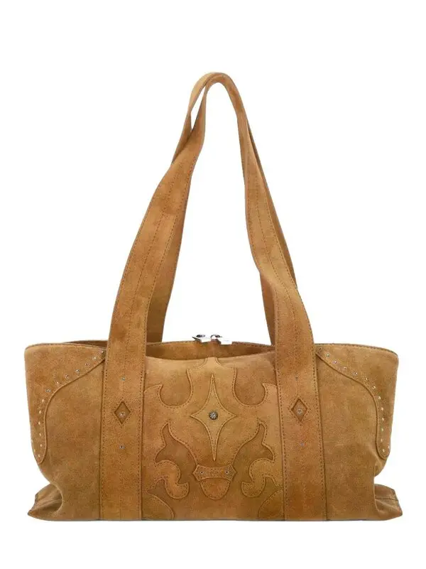 OSOI Shell Studded Shoulder Bag - Neutrals