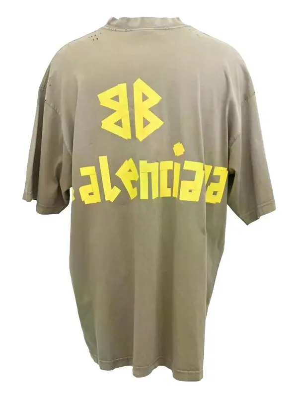 Balenciaga 2025 Tape Type T-shirt - Neutrals