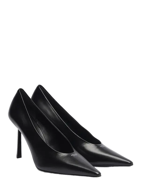 Prada Leather Pumps - Black