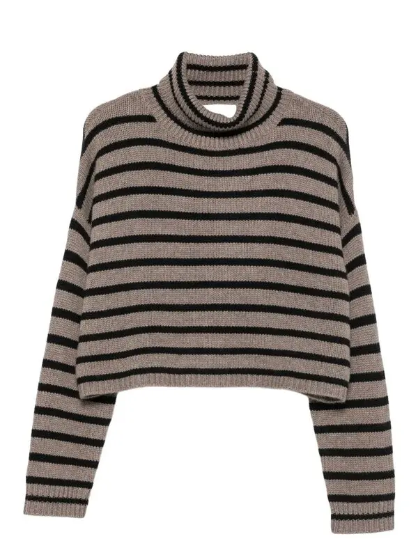 LISA YANG Zerlina Cashmere Turtle-neck Sweater - Beige