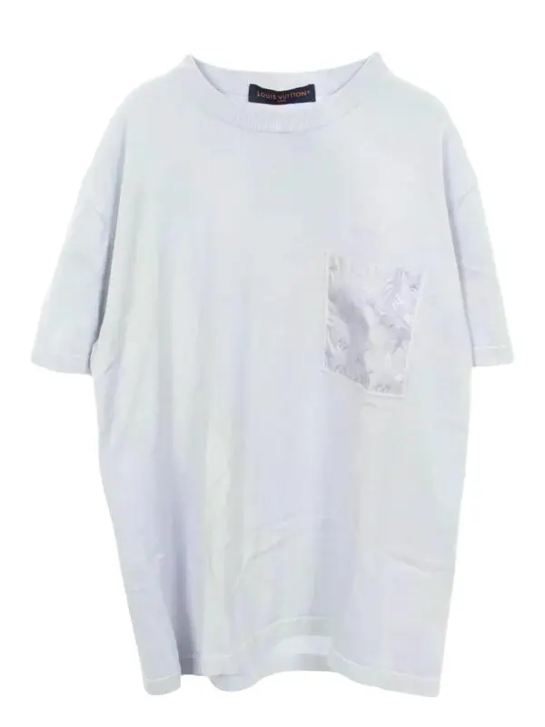 LOUIS VUITTON 2010s Monogram-pocket T-shirt - Blue