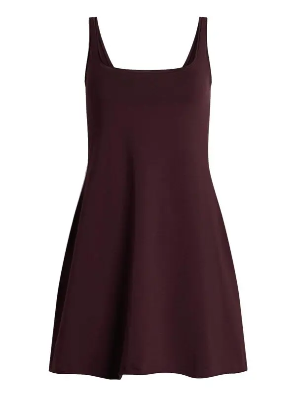 SKIMS Cotton Jersey Mini Dress - Currant
