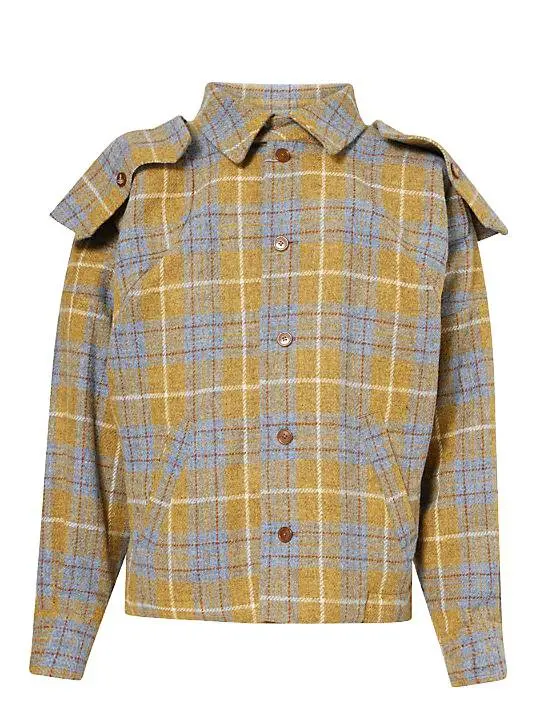 VIVIENNE WESTWOOD Check Broad Wool Jacket - Multi