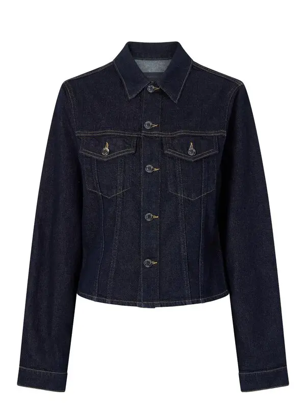 HAIKURE Cherry Denim Jacket - Blue