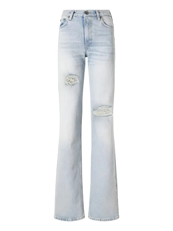 HAIKURE Star High-rise Flared Jeans - Blue