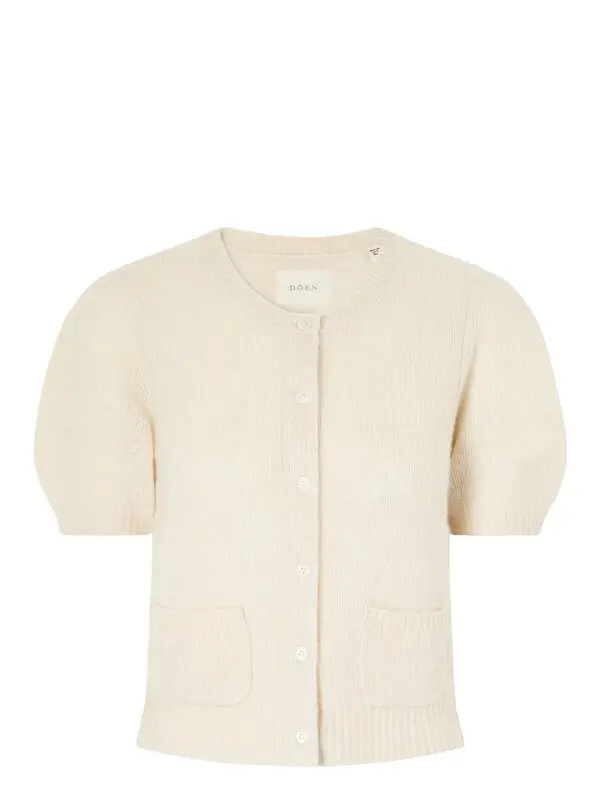 DÔEN Alesia Cashmere Cardigan - Neutrals
