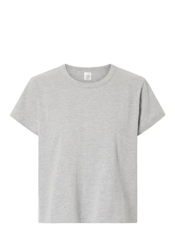 LESET Margo Cotton-jersey T-shirt - Gray
