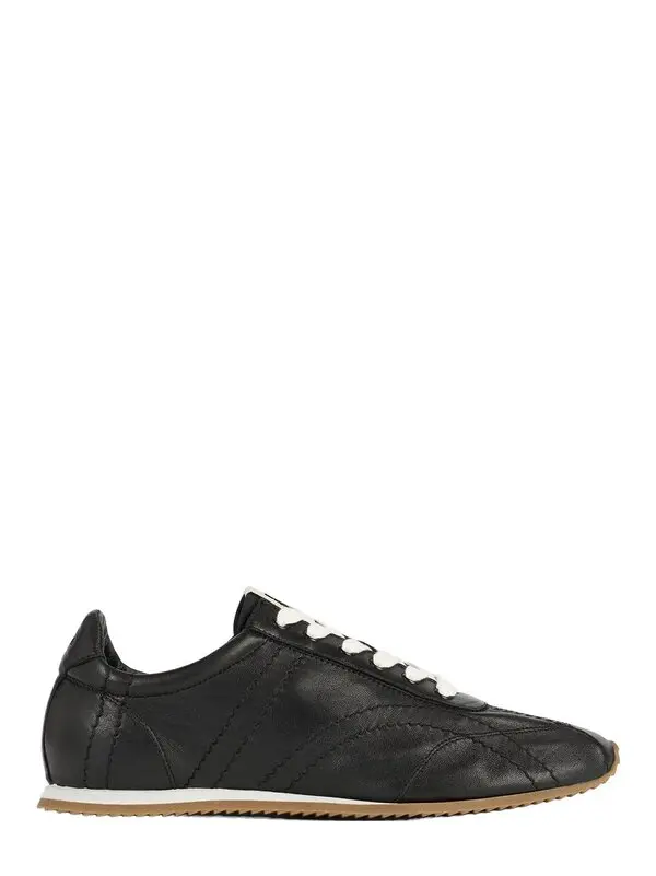 TOTEME Flex Nappa Sneakers - Black