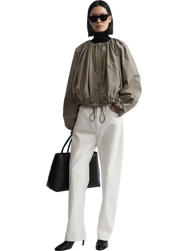 TOTEME Gathered Parachute Jacket - Rock
