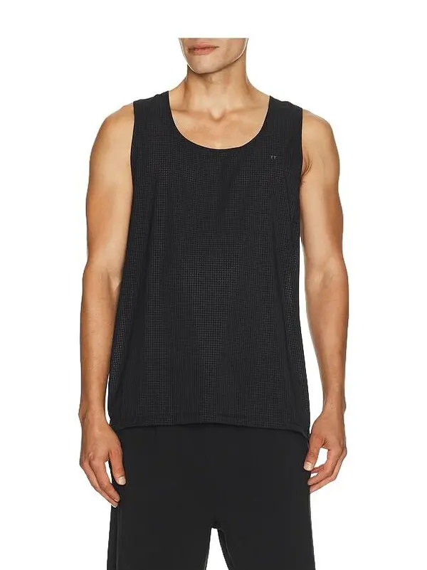 TRIBE AND TRUE Rapha Ref Tank Top - Black