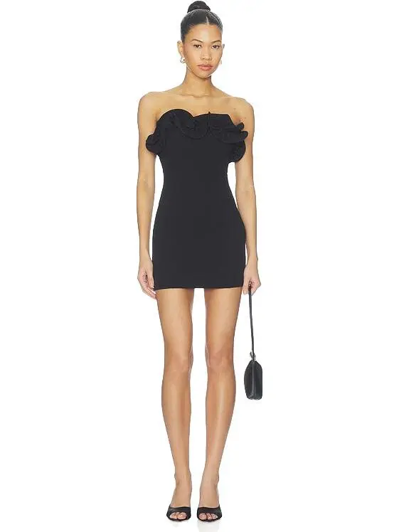 MORE TO COME Cristina Mini Dress In . Also - Black