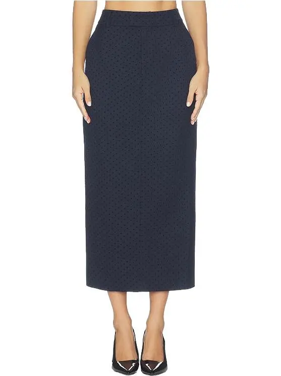 MAUDE CLUB Bella Skirt In . Also - Navy