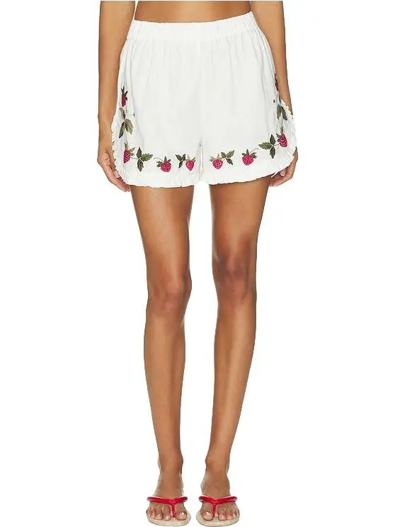 Sea Calla Strawberry Shorts In . Also - Cream