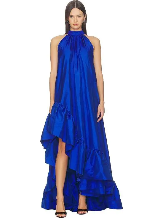 Azeeza Lucas Gown In . Also - Blue