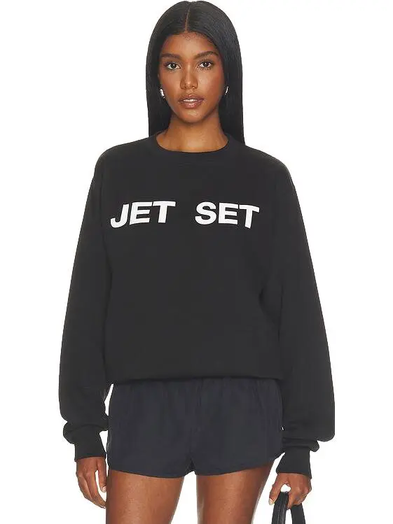 DEPARTURE Jet Set Sweatshirt - Black