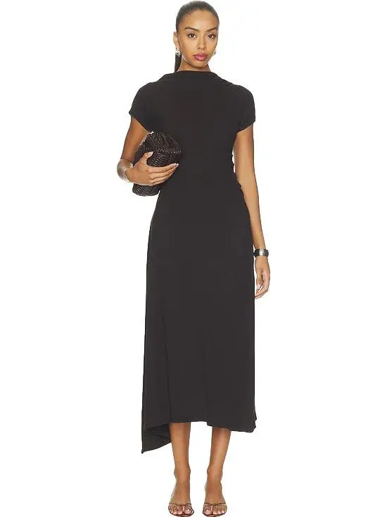 Citizens Of Humanity Kira Sculptural Dress - Chocolate