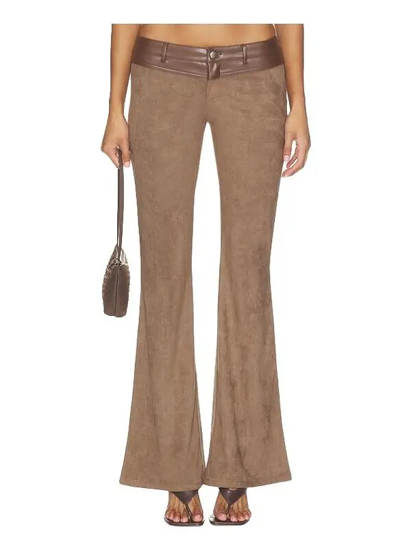 I.AM.GIA Viviane Suede Pant In . Also - Chocolate