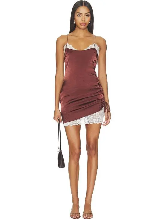 I.AM.GIA Florianne Mini Dress - Chocolate